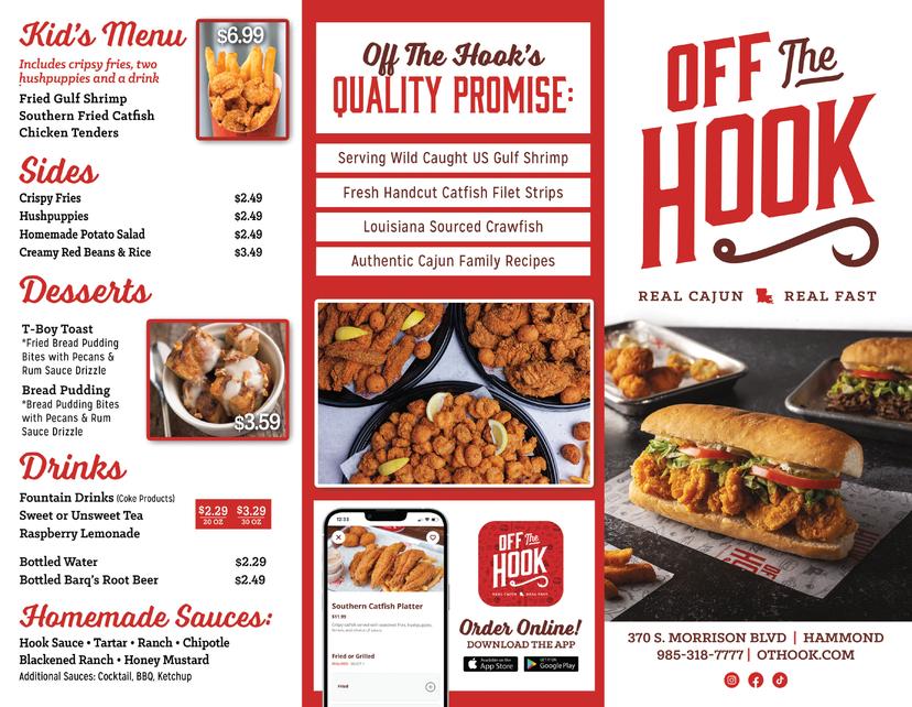 Hammond Seafood Restaurant | Off The Hook