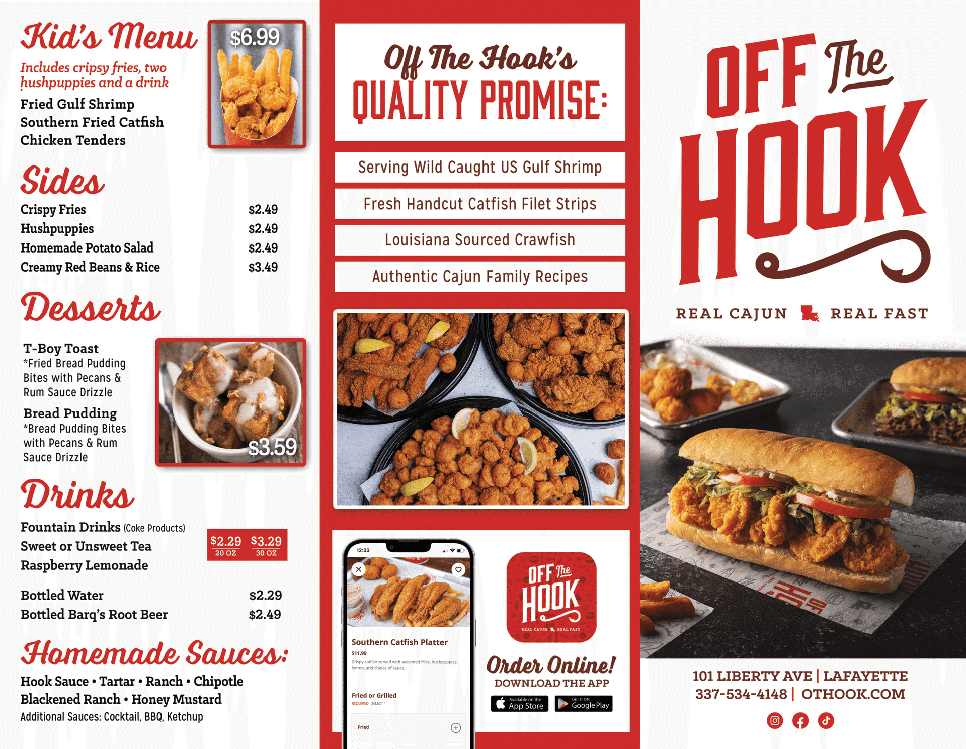 Lafayette Seafood Restaurant | Off The Hook